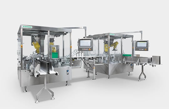 Medical device assembly, labeling, handling & packaging » Syntegon